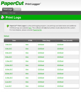 แนะนำโปรแกรม Print Logger – Network Operation Center