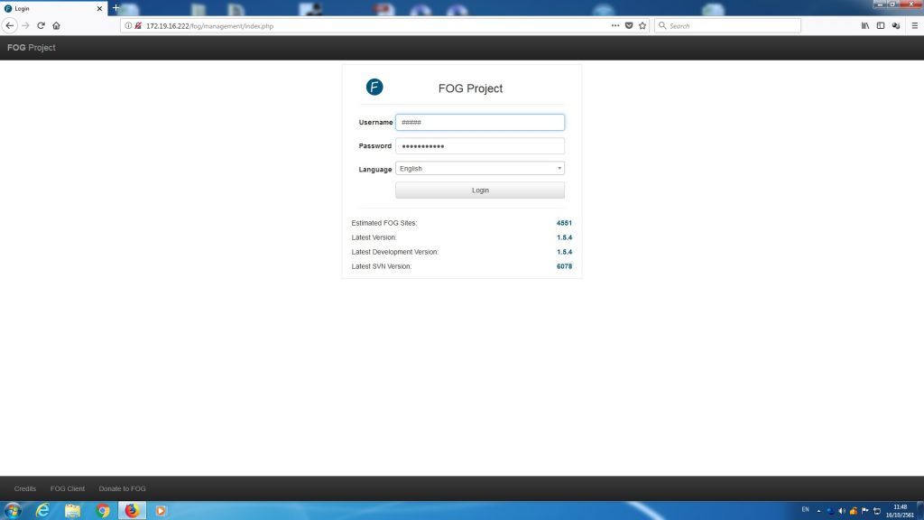 Clone Image โดยใช้โปรแกรม Fog Project – Network Operation Center