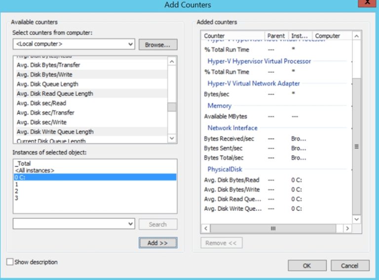 การสร้าง Performance Monitor เพื่อตรวจสอบประสิทธิภาพเครื่อง Hyper-V Hypervisor – Network ...